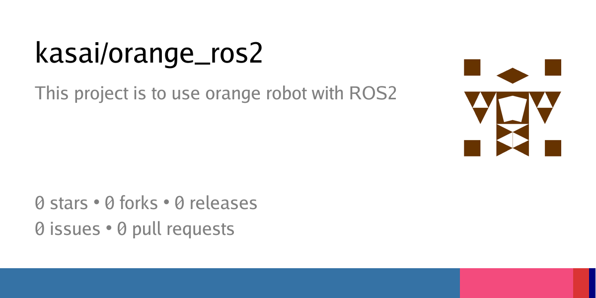 kasai/orange_ros2: This project is to use orange robot with ROS2 ...